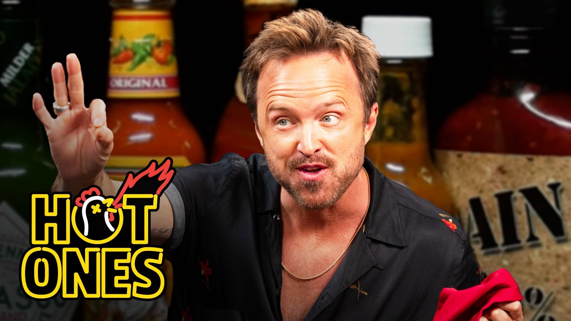 Aaron Paul Gets Broken Bad While Eating Spicy Wings – FirstWeFeast