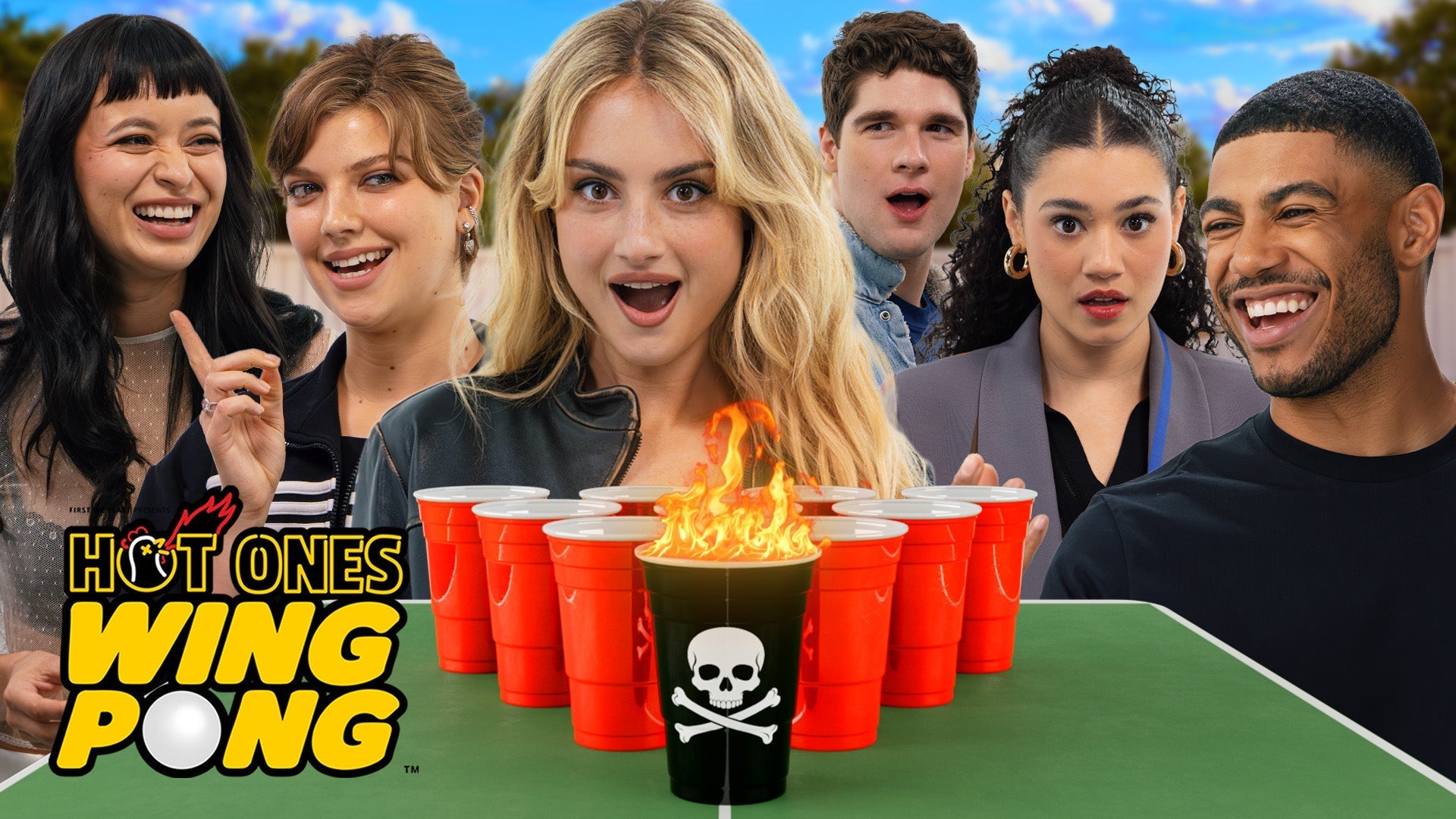 The 'Tell Me Lies' Cast Plays Hot Ones Wing Pong – FirstWeFeast